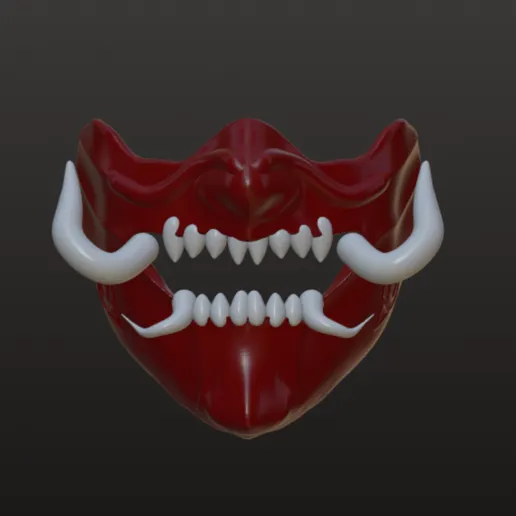 Oni Mask | 3D models download | Creality Cloud
