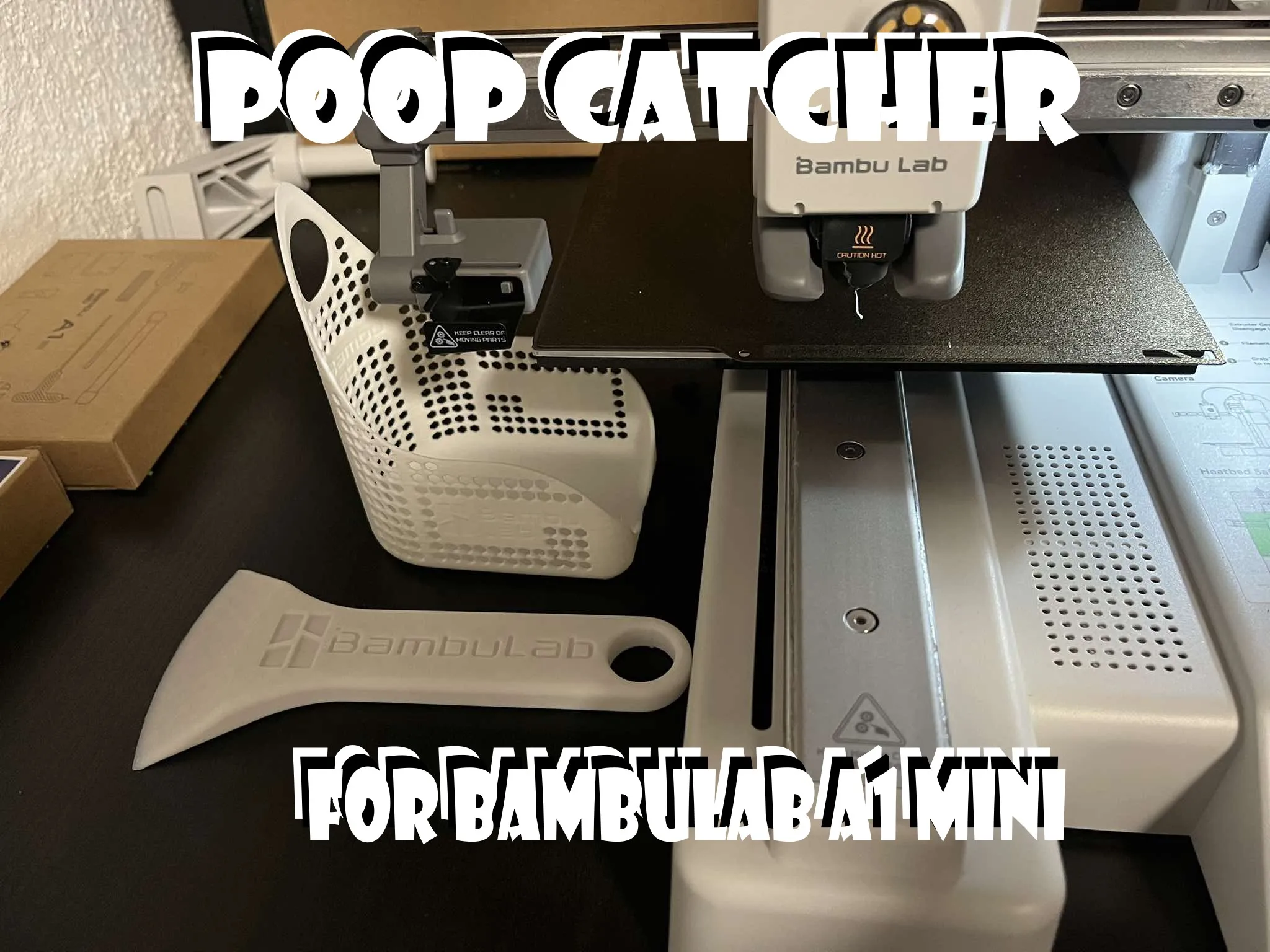 Free Home Appliance Accessories STL Download - Bambulab A1 mini Poop ...