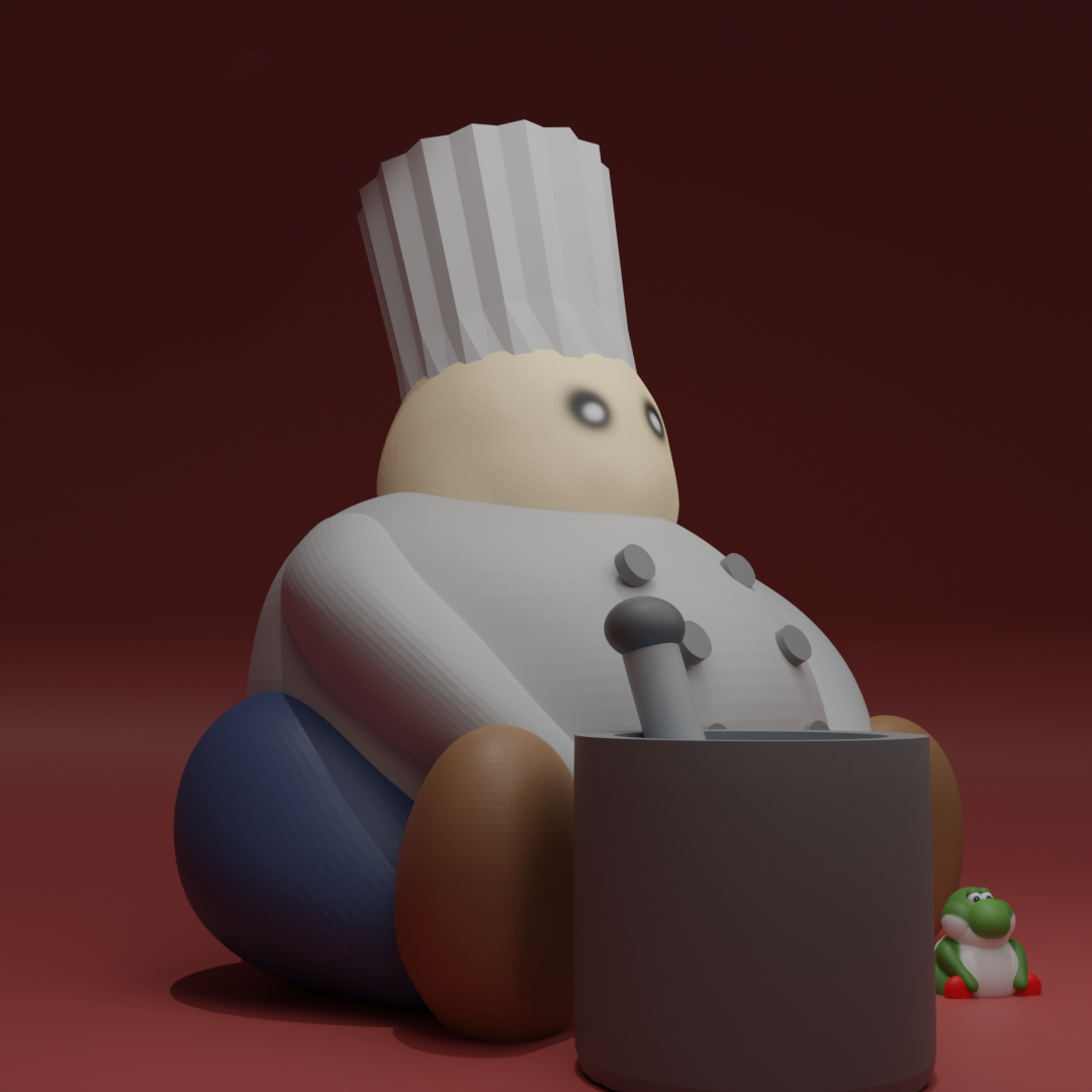 Chef Chonk - MEME - CREALITY CLOUD EXCLUSIVE | 3D models download ...