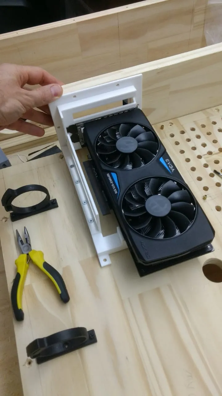 3D Printer Files | 3MF File | Suporte GPU Vertical - Vertical Support ...