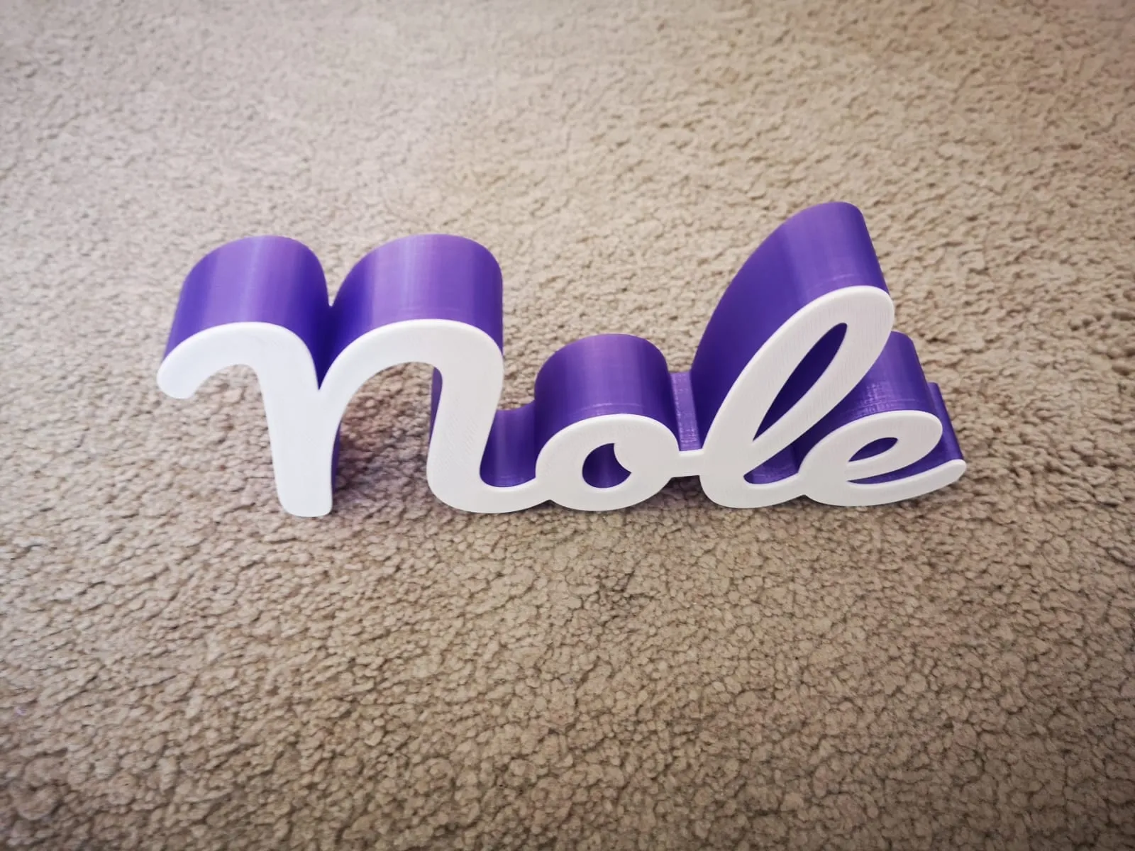 3D Printer Files | 3MF File | Nole led sign | Creality Cloud