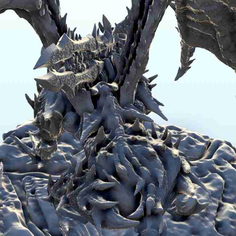 Winged beast with sword - figure dark miniatures warhammer | 3D models ...