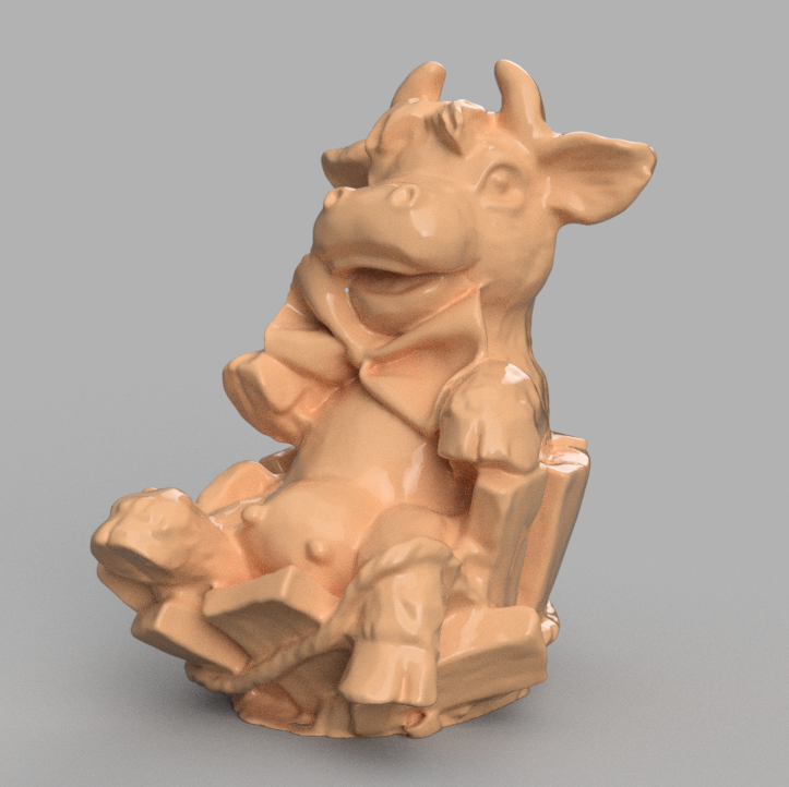 Cow on barrel | 3D models download | Creality Cloud