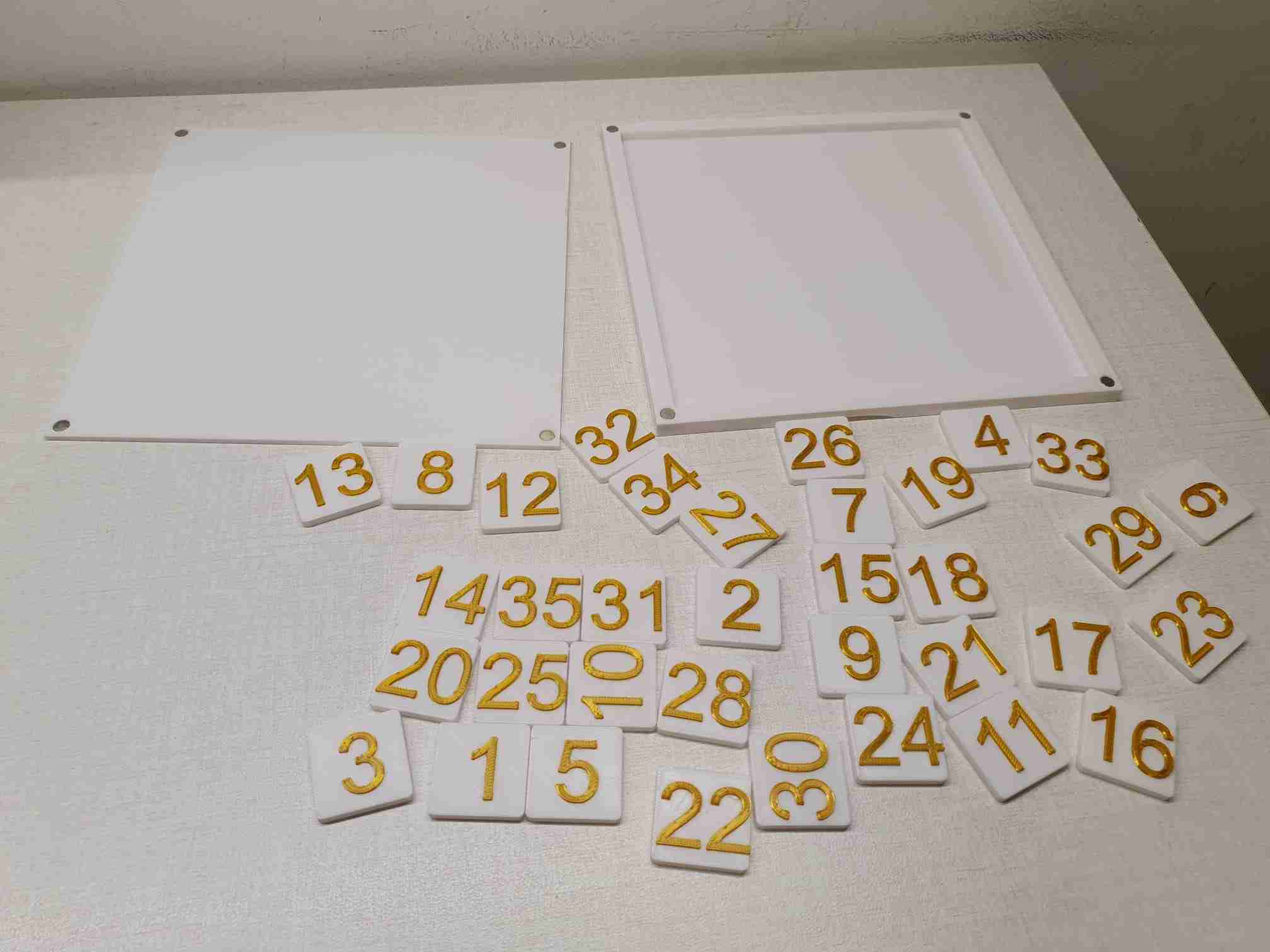 SLIDING NUMBERS PUZZLE - GAME OF THIRTY-FIVE | 3D models download ...