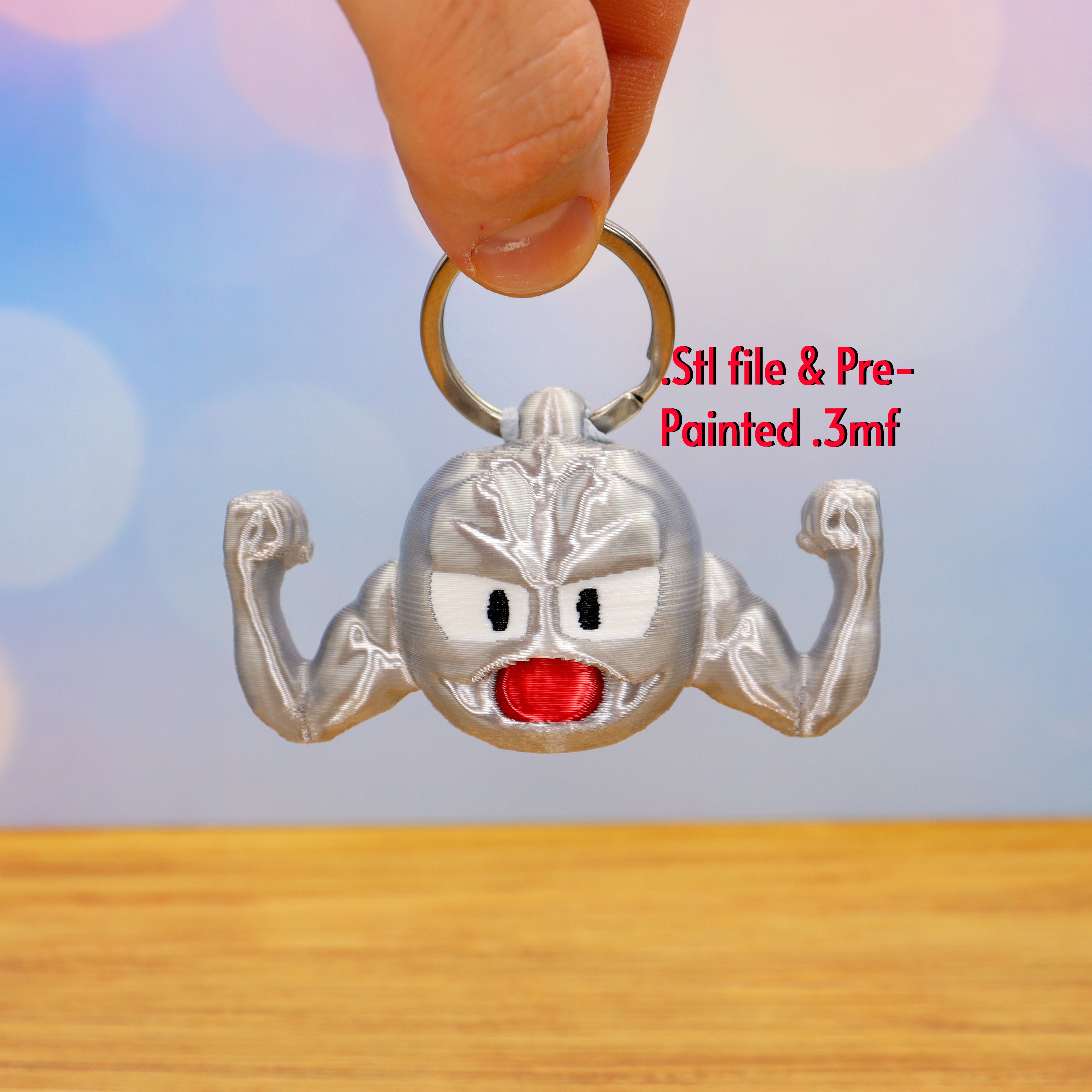 Geodude keychain | 3D models download | Creality Cloud