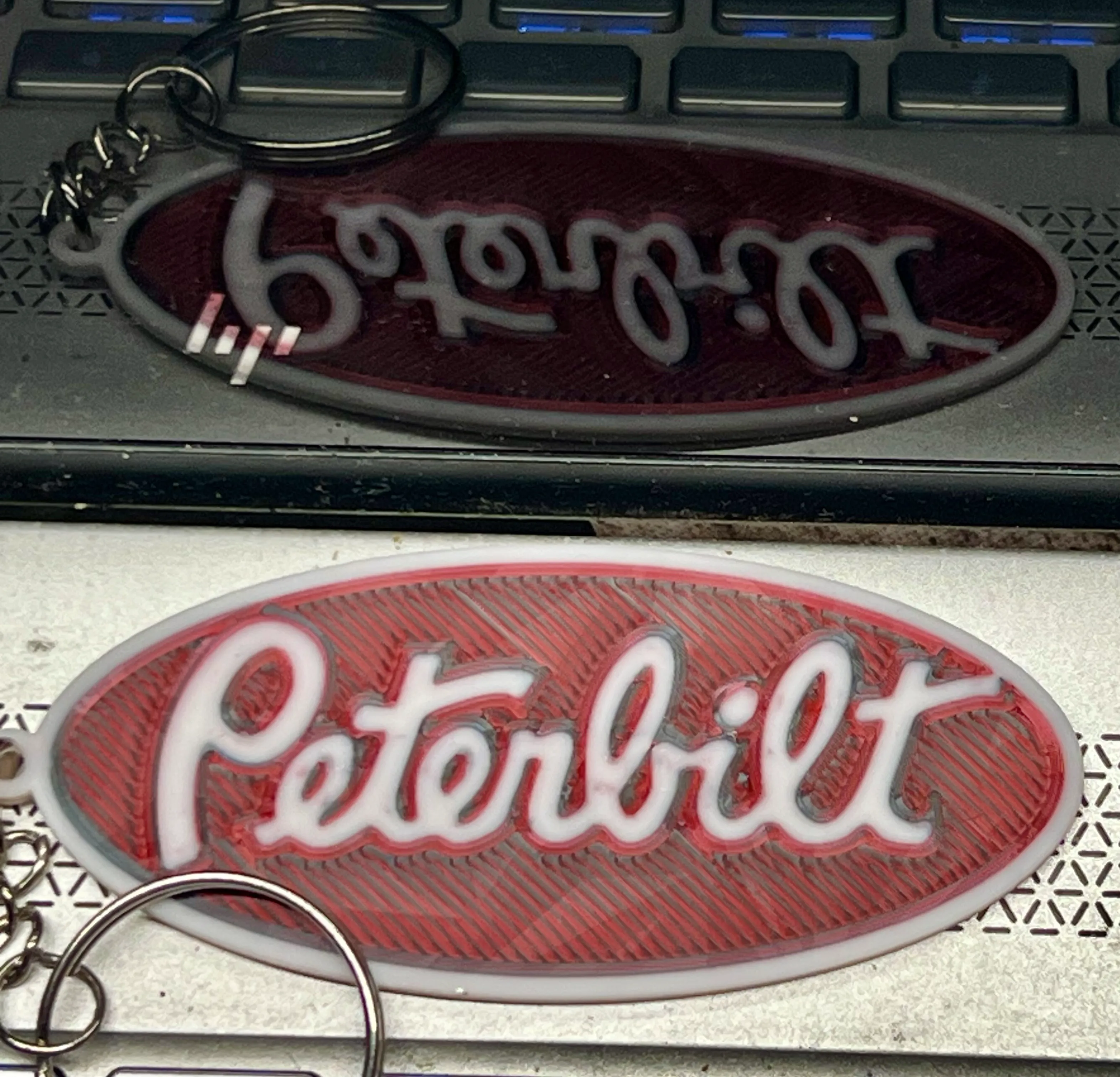 Archivos de impresora 3D | Archivo 3MF | PETERBILT KEYCHAIN | Creality ...