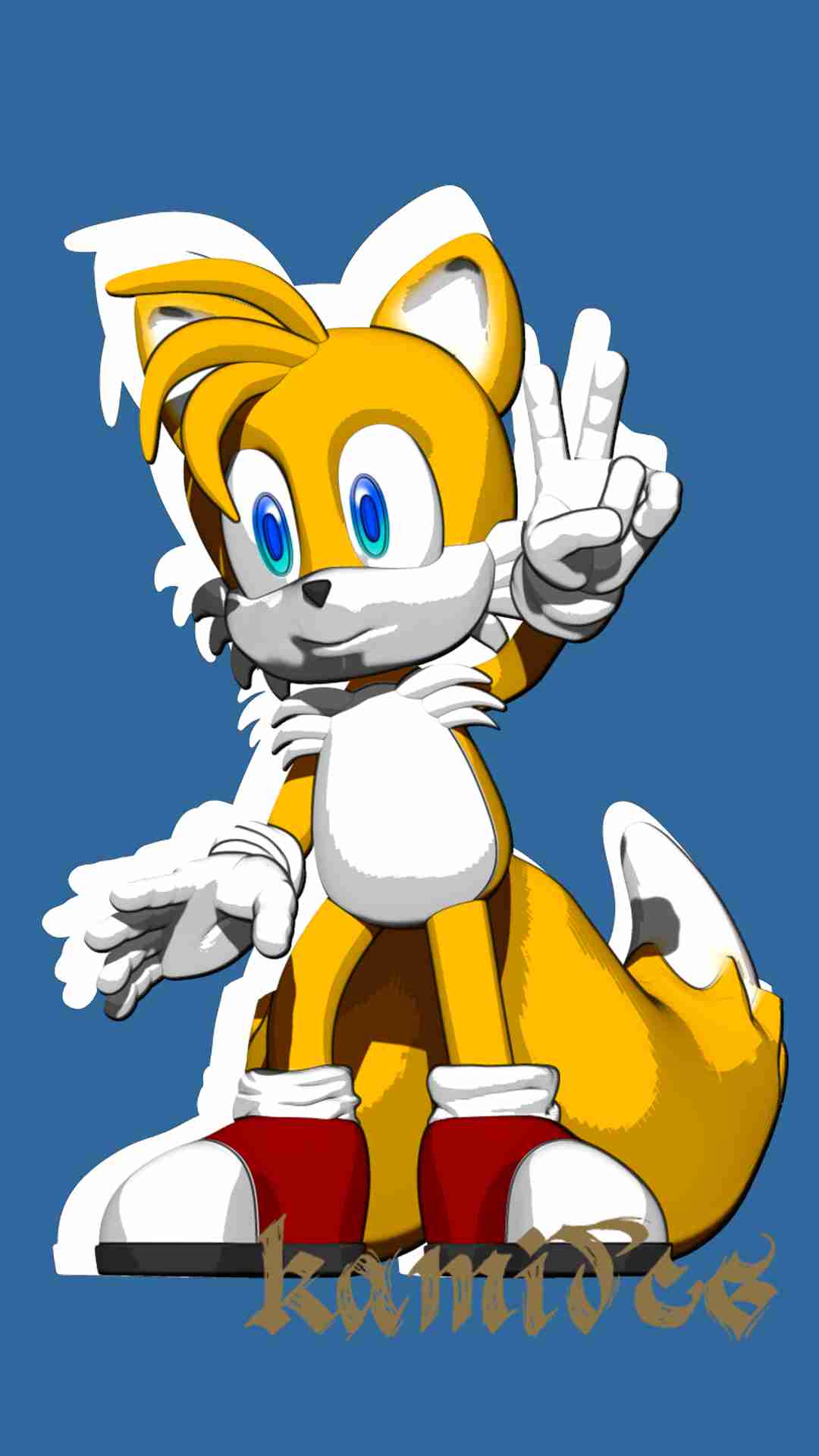 Tails Victory Pose | 3D models download | Creality Cloud