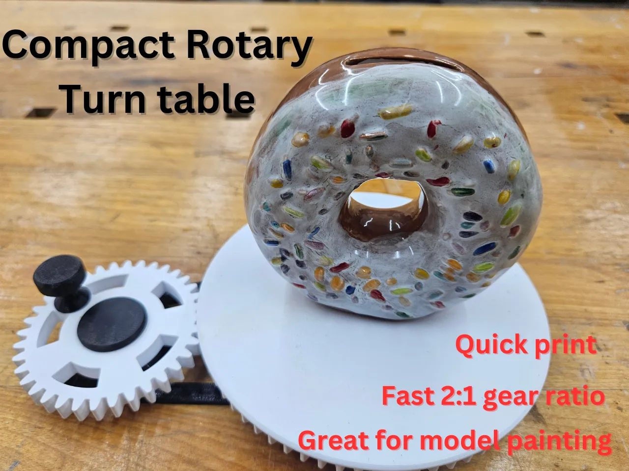 COMPACT MANUAL ROTARY TABLE | 3D models download | Creality Cloud