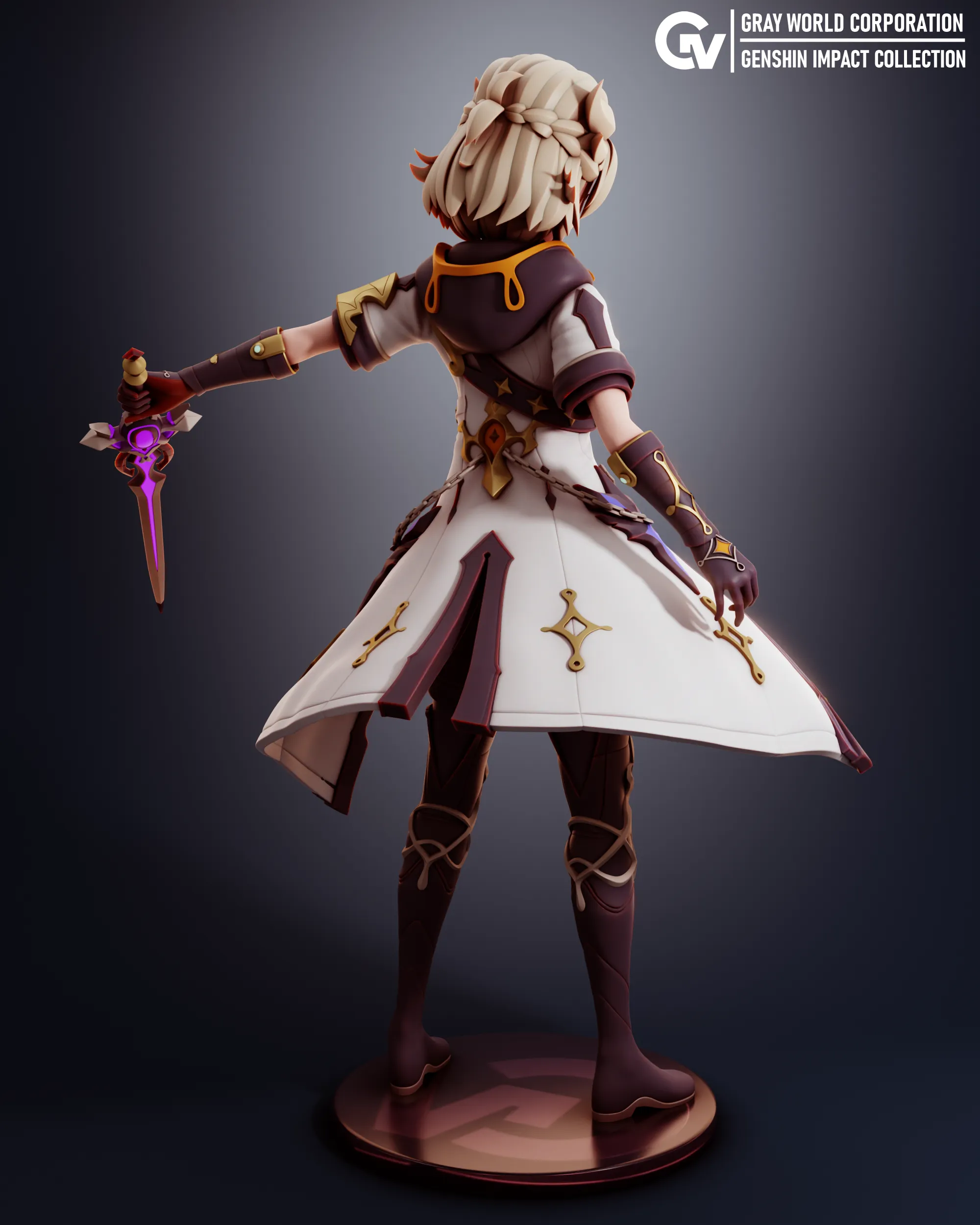 Albedo Chalk Prince 3 - Impacto Genshin | 3D models download | Creality ...