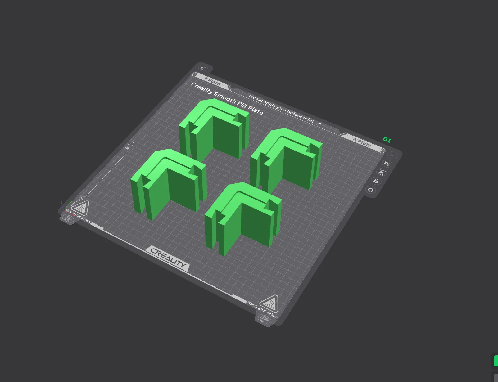 3D Printer Files | 3MF File | K2 plus Lid riser | Creality Cloud