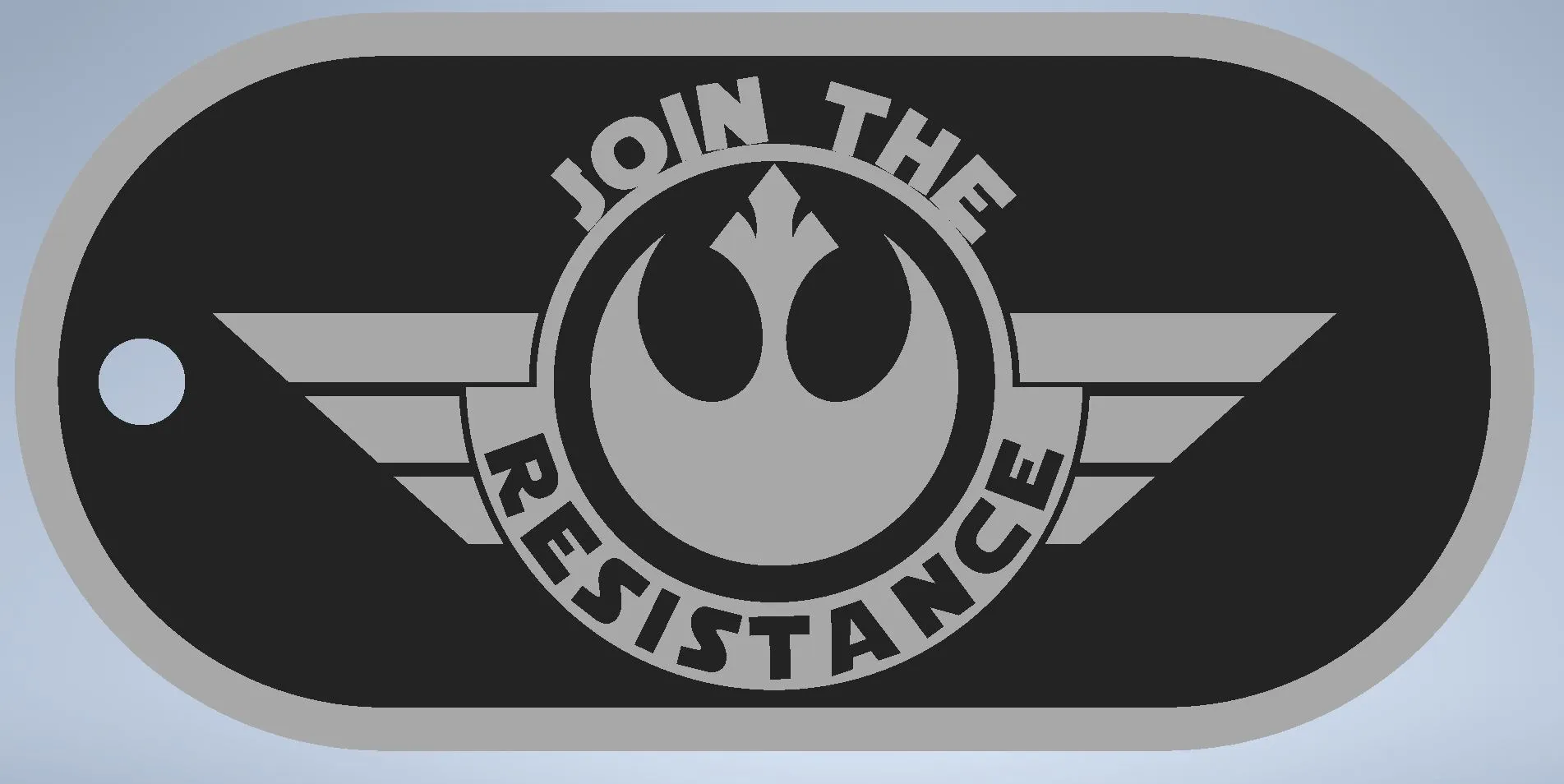 3D Printer Files | 3MF File | Keychain Star Wars Join The Resistance ...