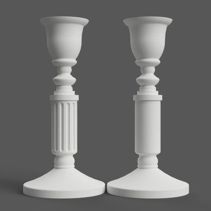 Lighting & Lamps STL Download - candle holder 013by HIve