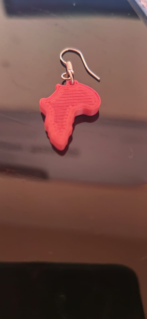 earring map of africa | 3D models download | Creality Cloud