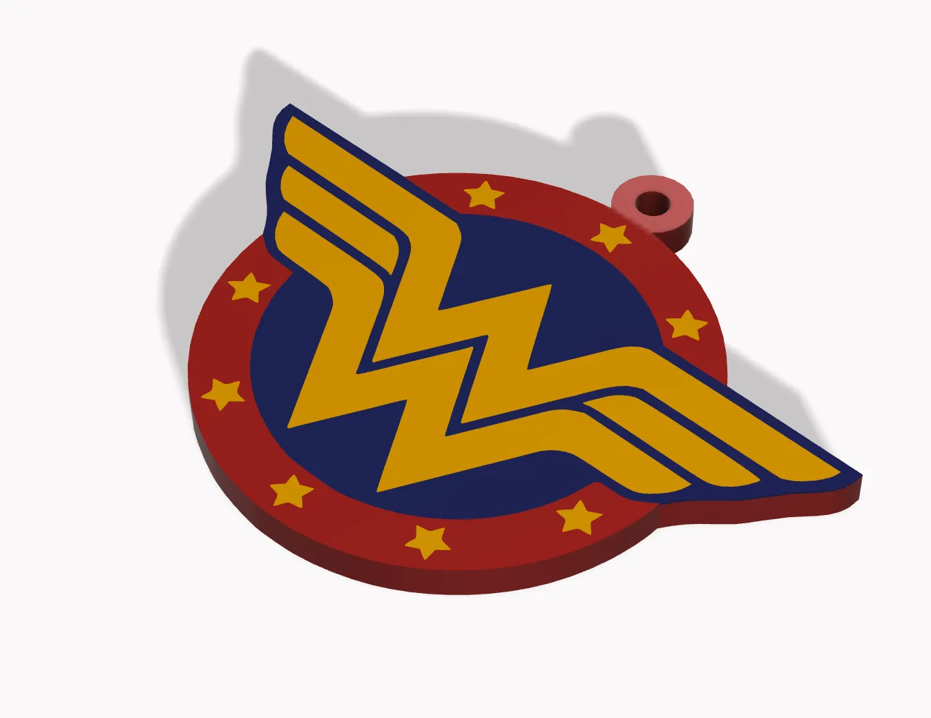 Jewelry & Accessories STL Download - WONDER WOMAN KEYCHAINby Gominolozgz