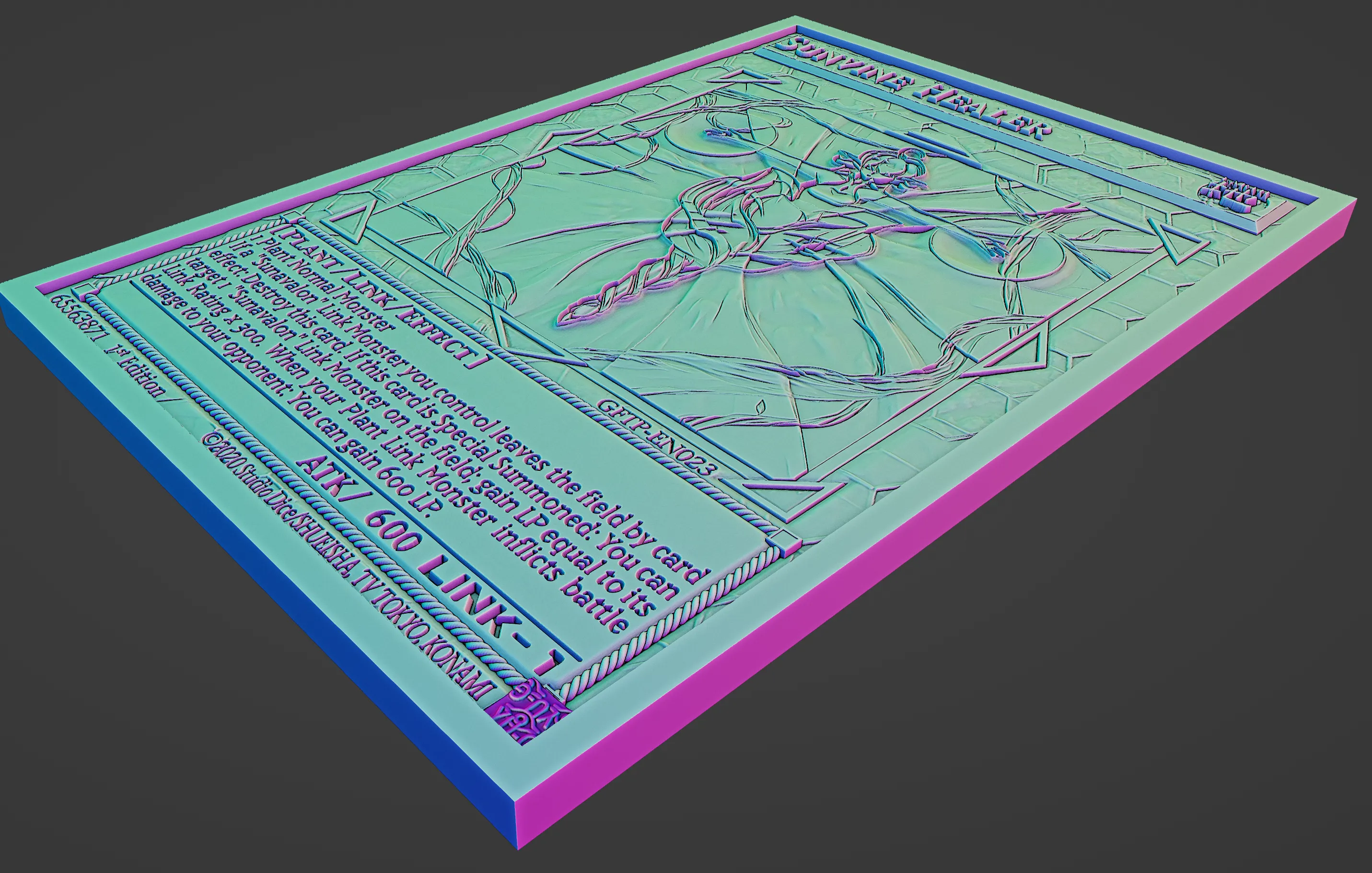 Board Games & Card Games STL Download - Sunvine Healer - yu-gi-oh!by ...