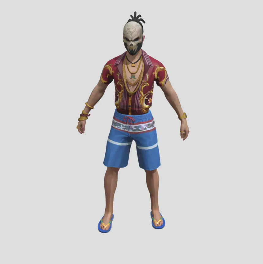 Characters & Creatures STL Download - Free Fire Characterby neagww