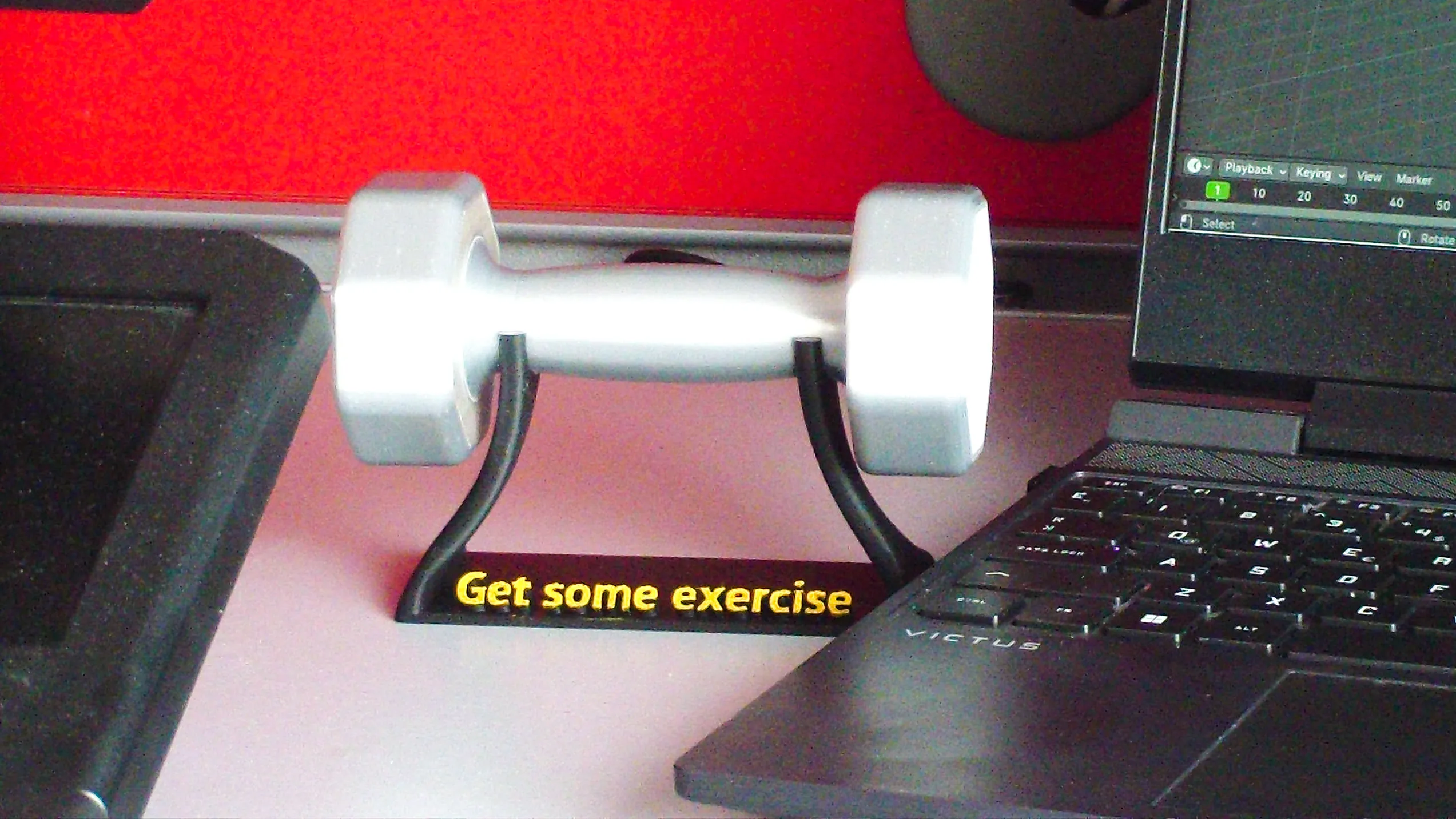 Sports & Exercise Equipment STL Download - Exercise Reminderby 3dhoome