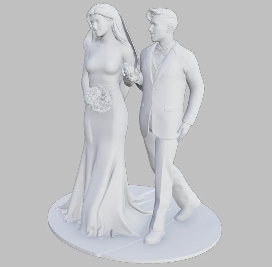 Other STL Download - Marriage Cake Topperby Edna Lab
