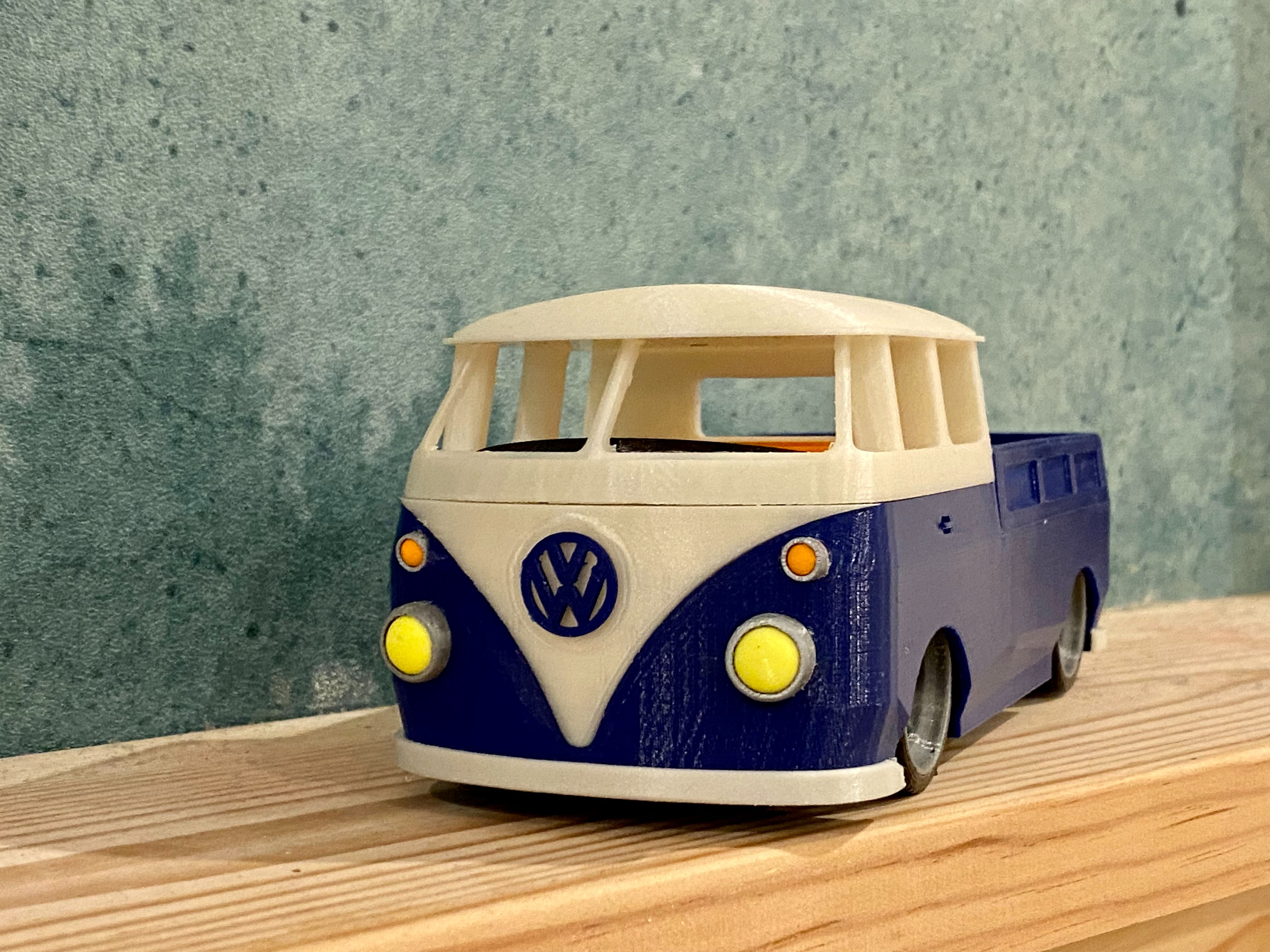 VOLKSWAGEN COMBI - T1 DOUBLE CAB | 3D models download | Creality Cloud