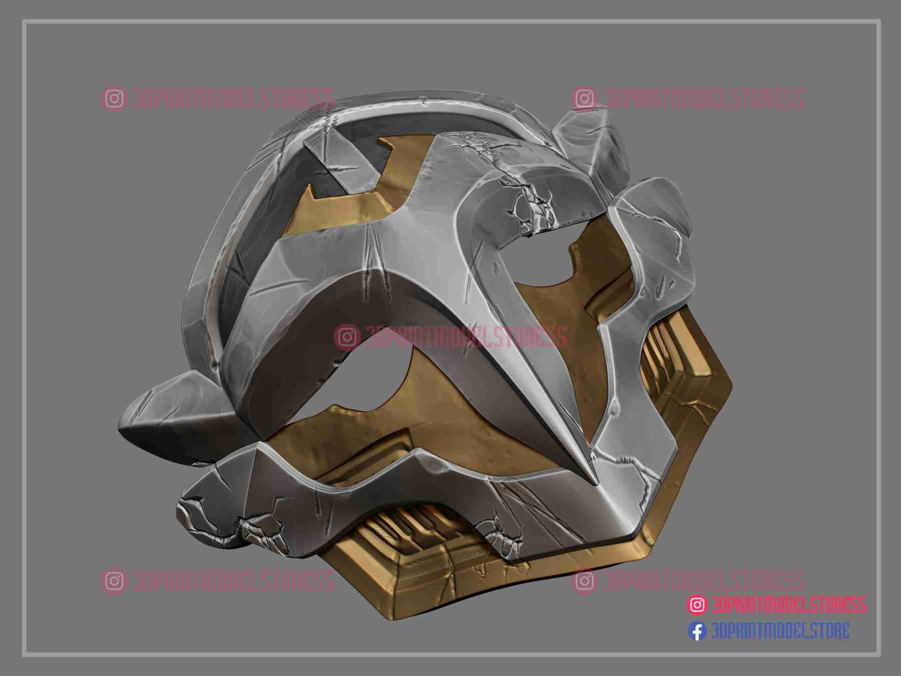 Firelight Leader Mask - League of Legends LOL Cosplay | 3D models ...