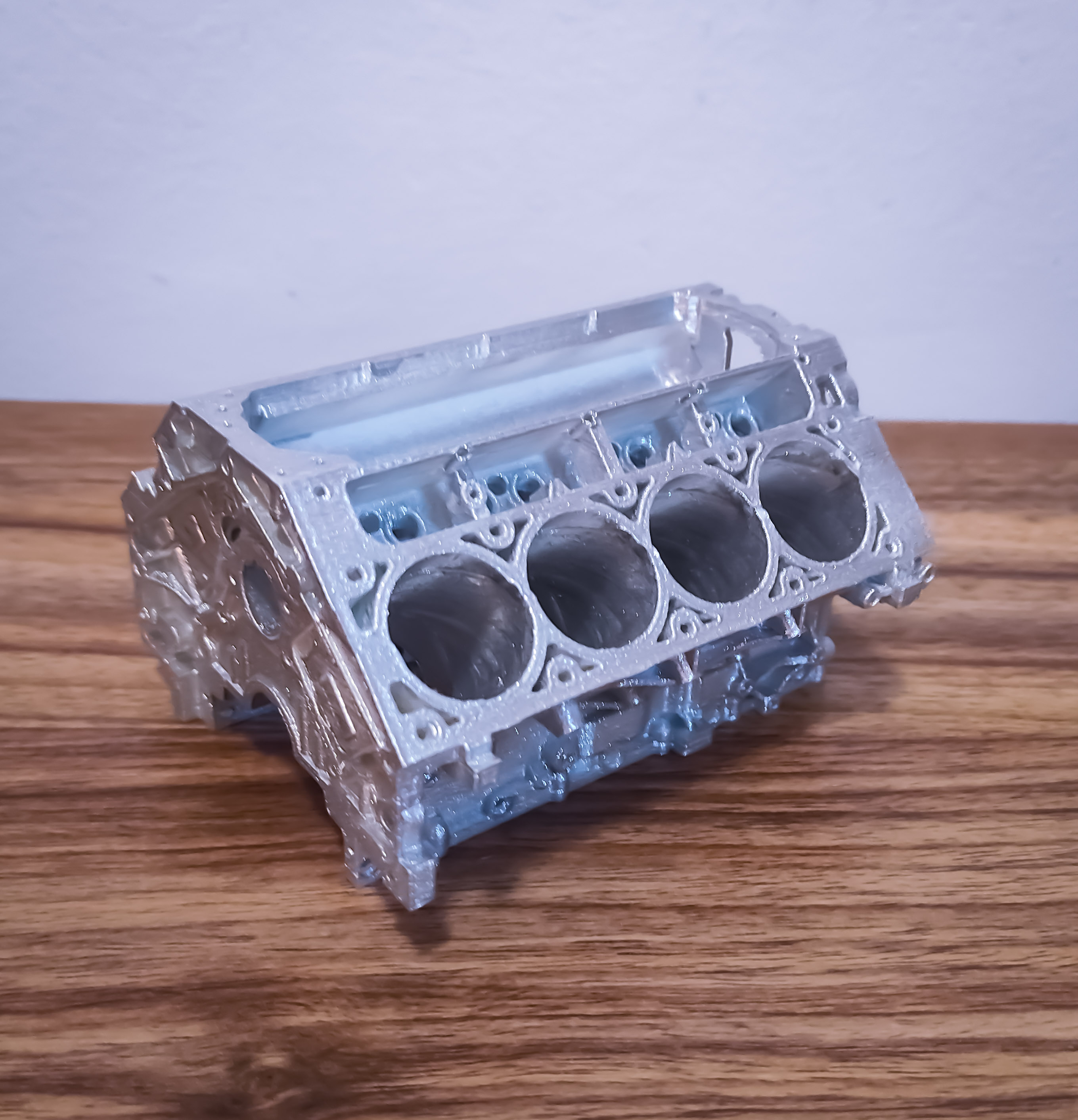 V8 Engine Block Name Card and Pen Holder | 3D models download ...