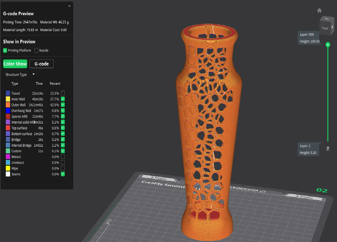3D Printer Files | 3MF File | Decorative vase | Creality Cloud