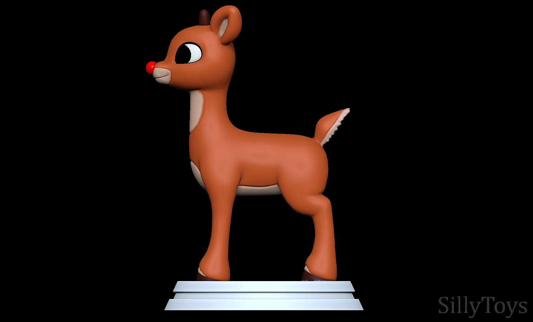 Other STL Download - Rudolph the Red-Nosed Reindeerby SillyToys