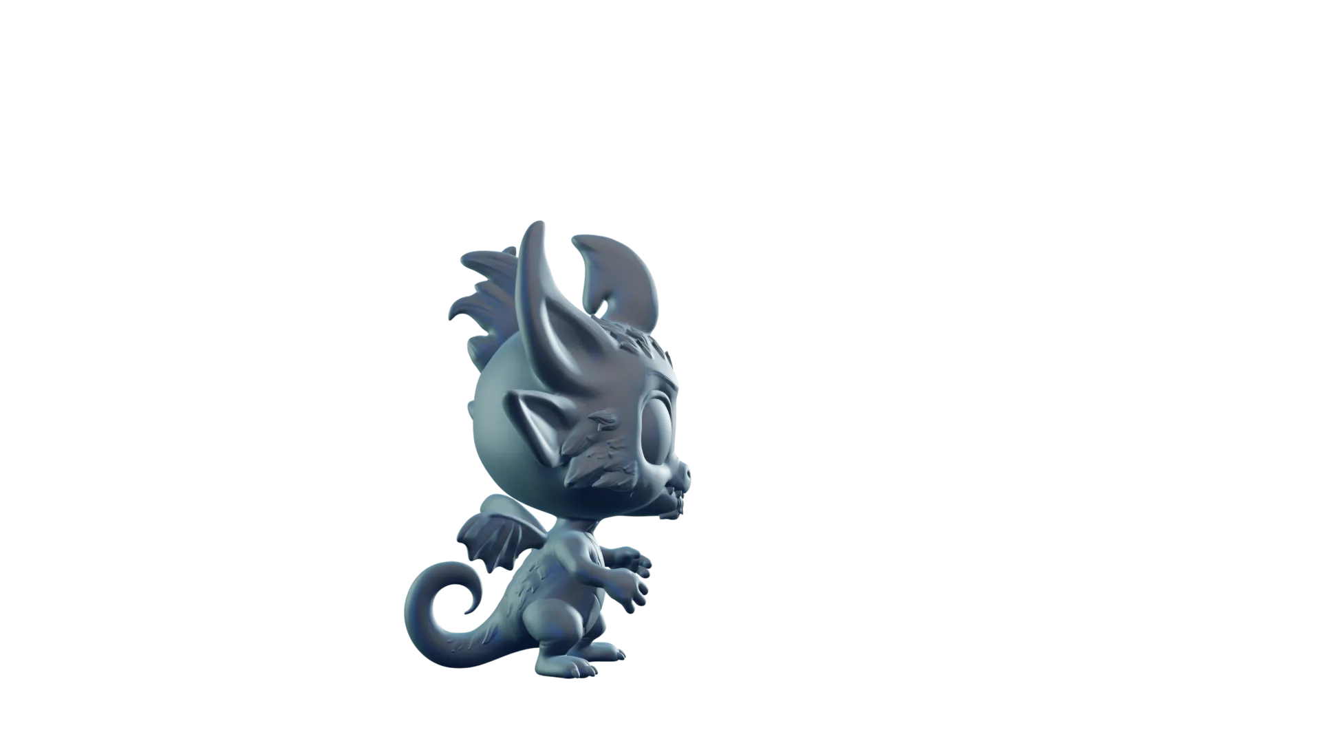 Characters & Creatures STL Download - Stylized Dragonby RyKa 3D