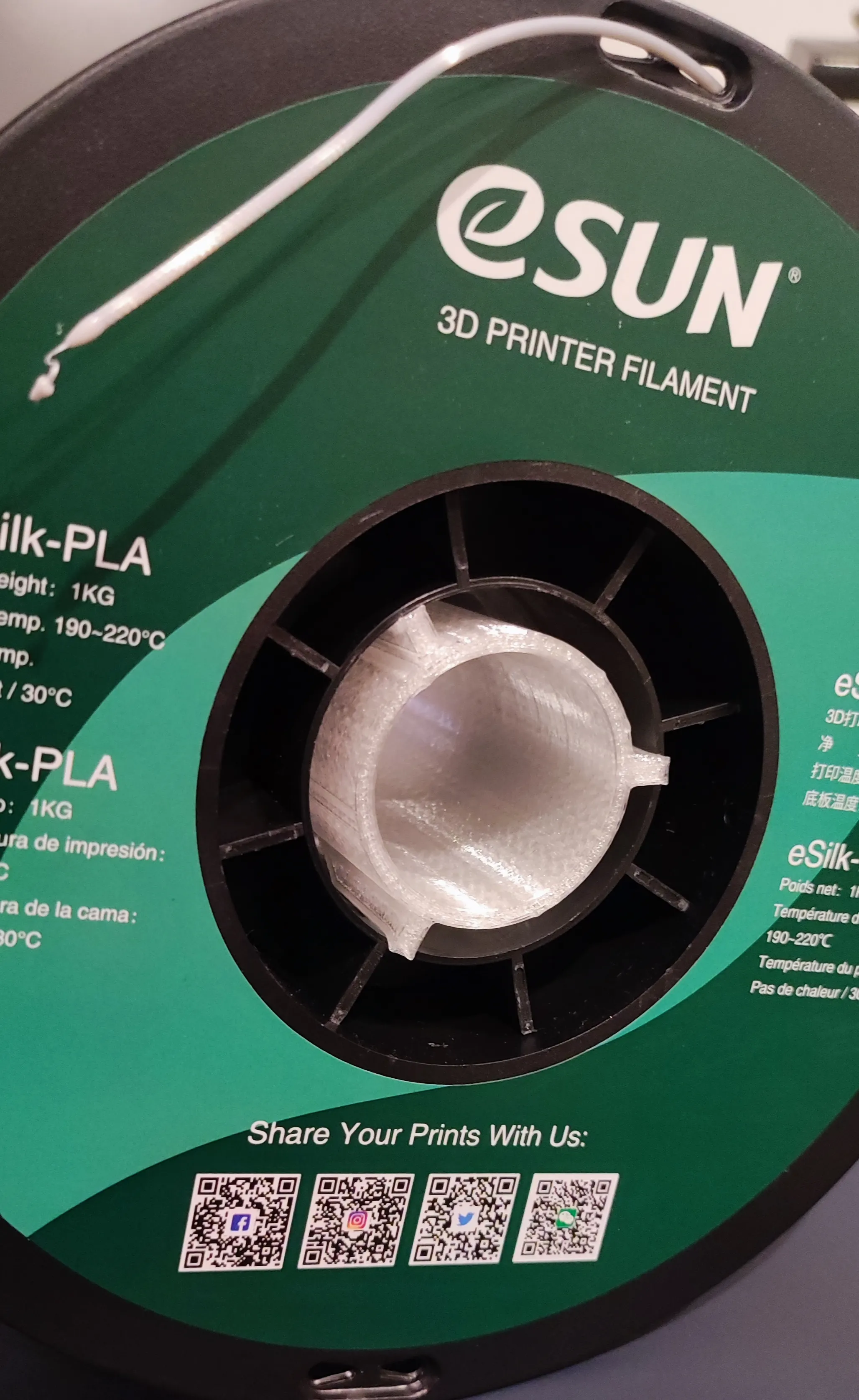 Free 3D Printer Accessories STL Download - Filament Spool Adapter ...