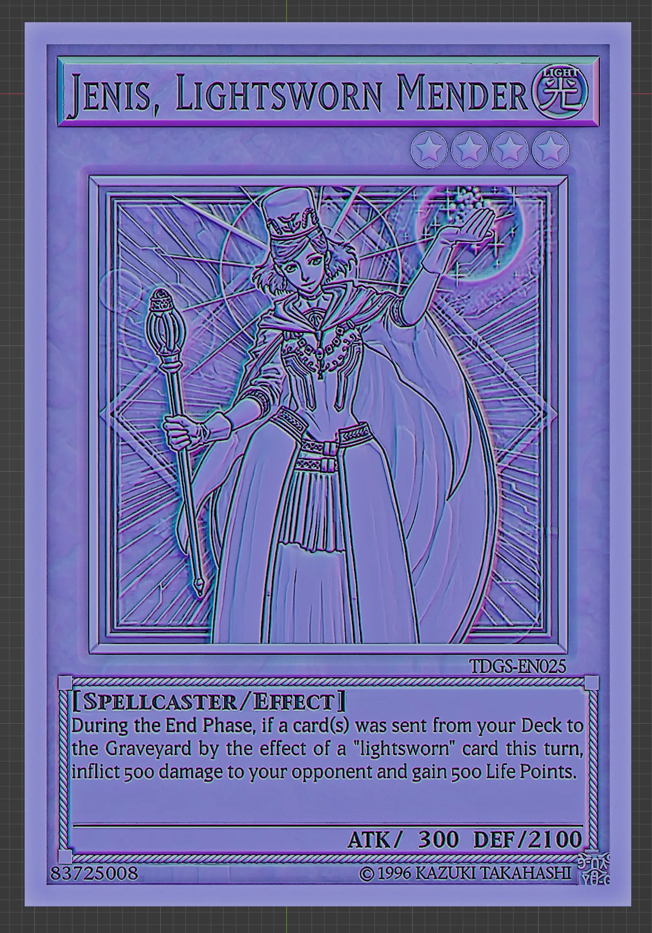 Other STL Download - JENIS, LIGHTSWORN MENDER - YU-GI-OH!by Wsonuchiha3D