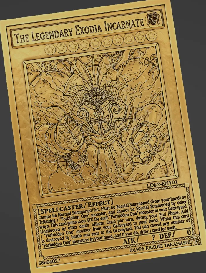 the legendary exodia incarnate | 3D models download | Creality Cloud