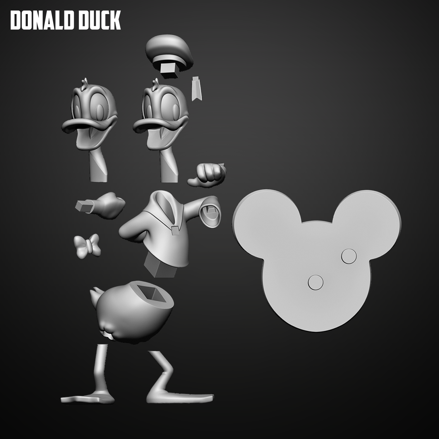 Donald Duck | 3D models download | Creality Cloud