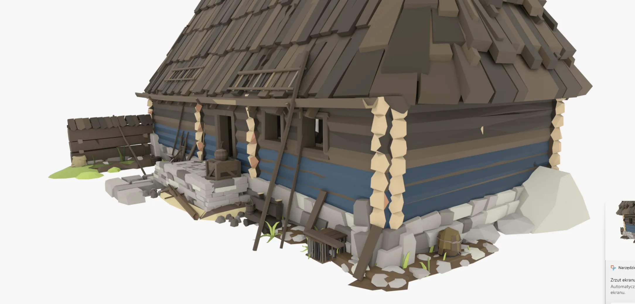 Props & Terrain STL Download - Slavic Medieval Tailor House with ...