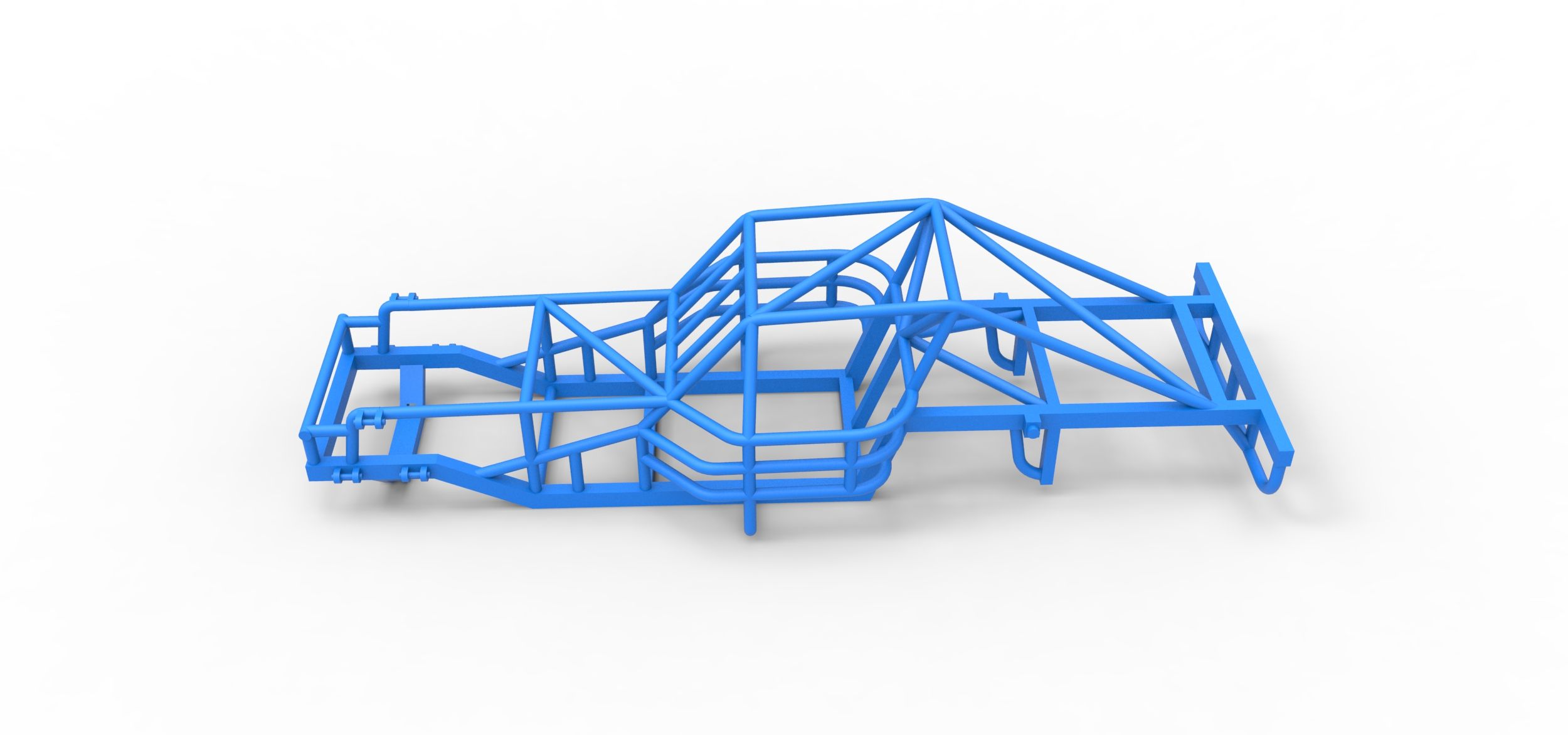 Frame of Outlaw Figure 8 Modified stock car 1:25 | 3D models download ...