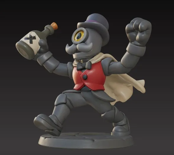 Characters & Creatures STL Descarga - Fan art bartaba brawl - HGS67