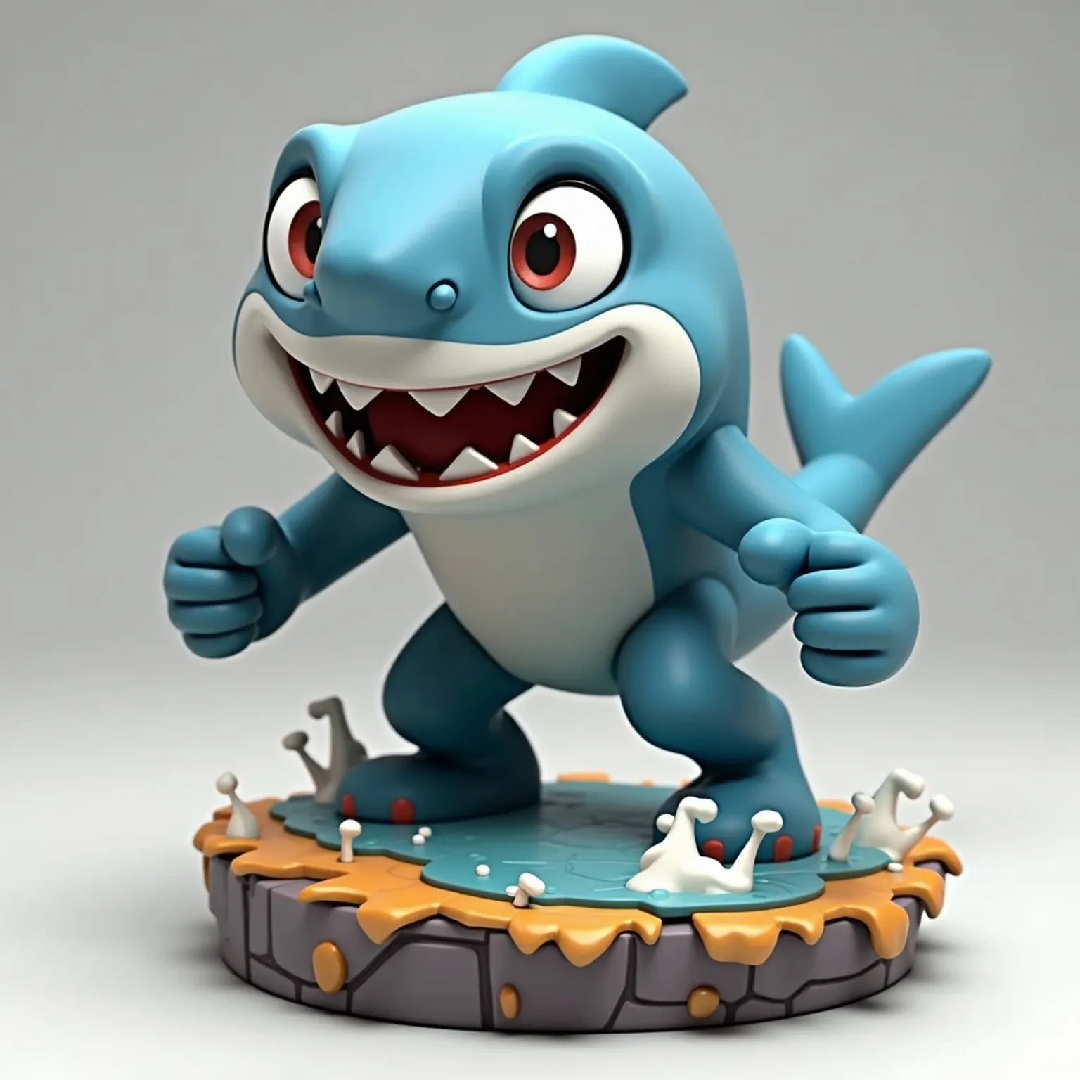 3D Printer Files | 3MF File | Jeff The Shark | Creality Cloud