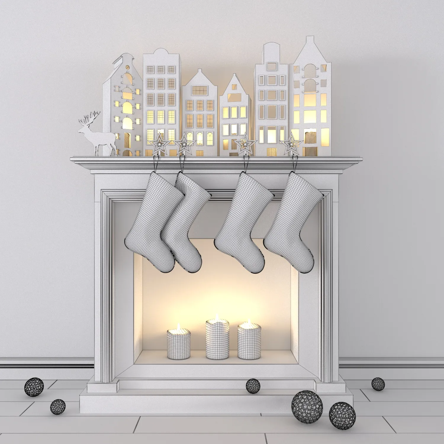 Home Decorations & Ornaments STL Téléchargement - Christmas decoration ...