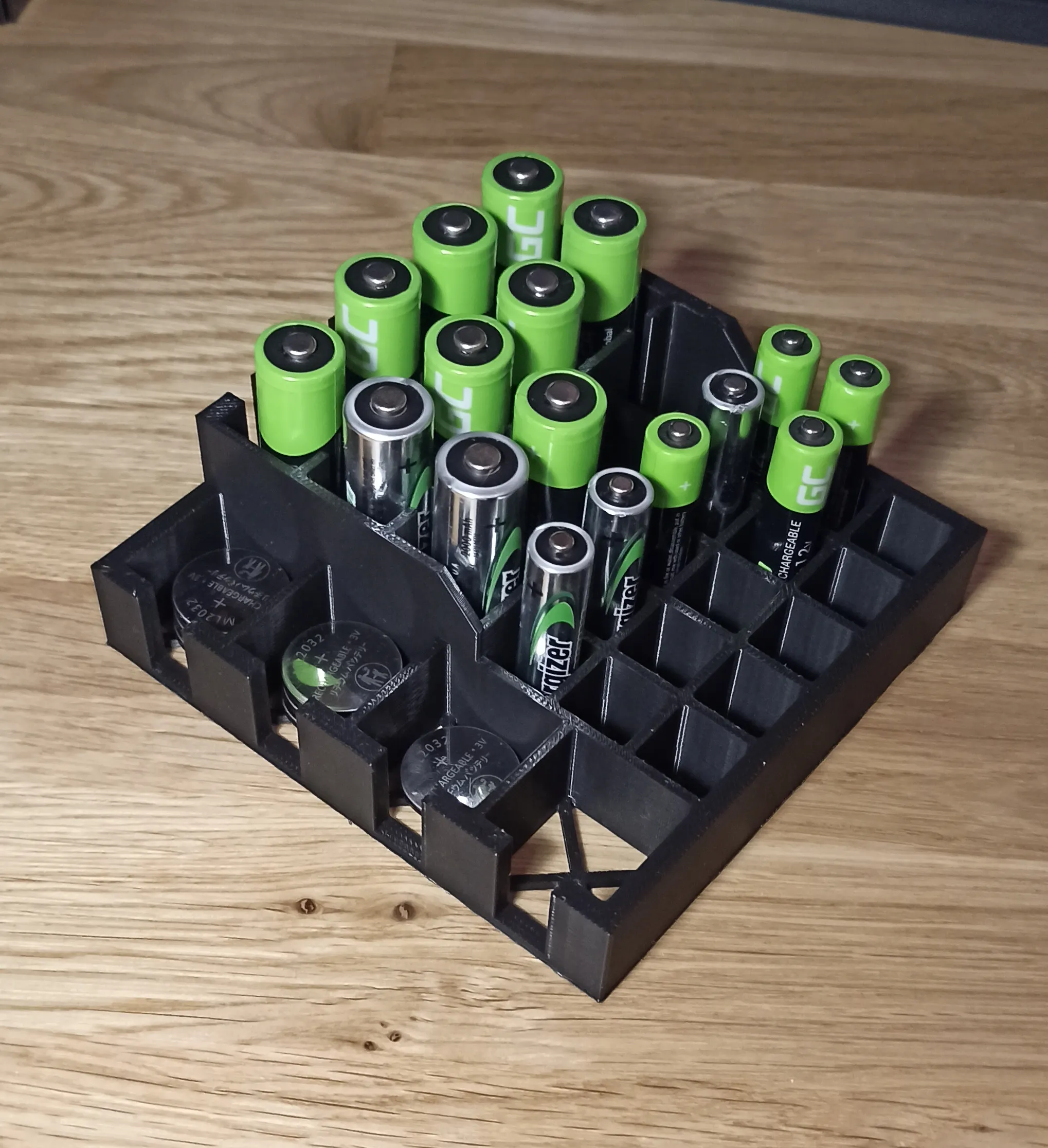 3D Printer Files | 3MF File | Multi-Battery Storage Container for AA ...