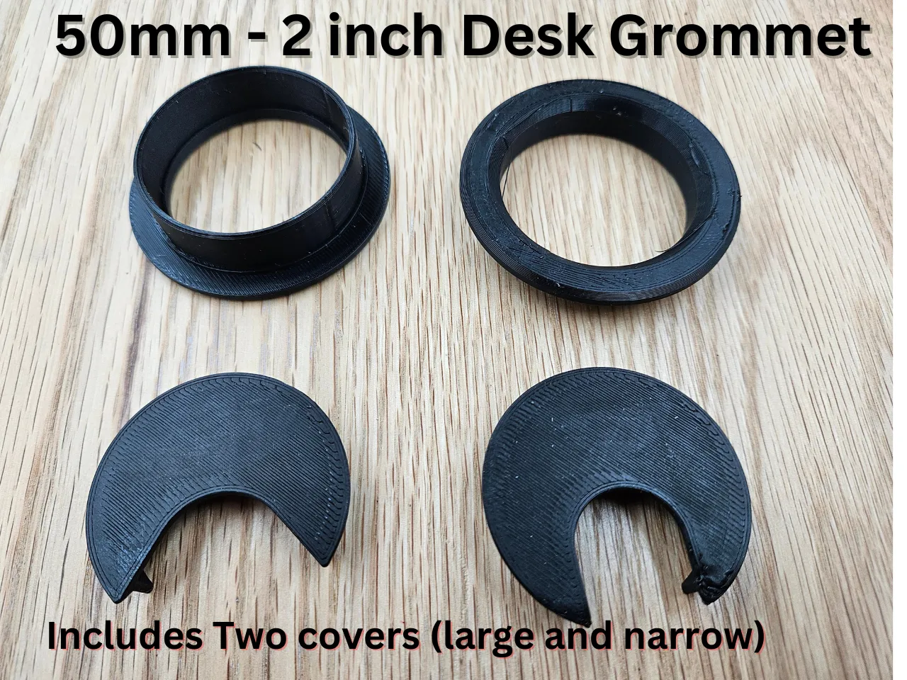 3D Printer Files | 3MF File | DESK GROMMET 2 INCH (50 MM) | Creality Cloud