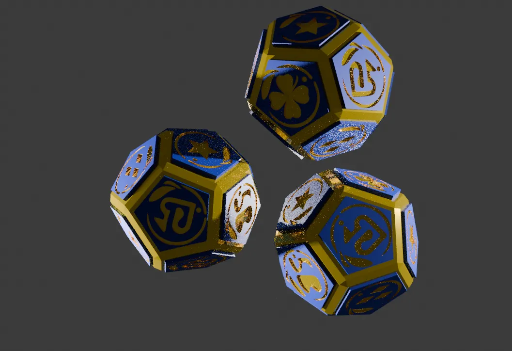 Cosplay STL Download - AVENTURINE DICE | HONKAI STAR RAIL COSPLAYby ...