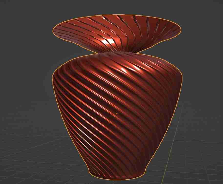unique modern flower vase model stl file | 3D models download ...