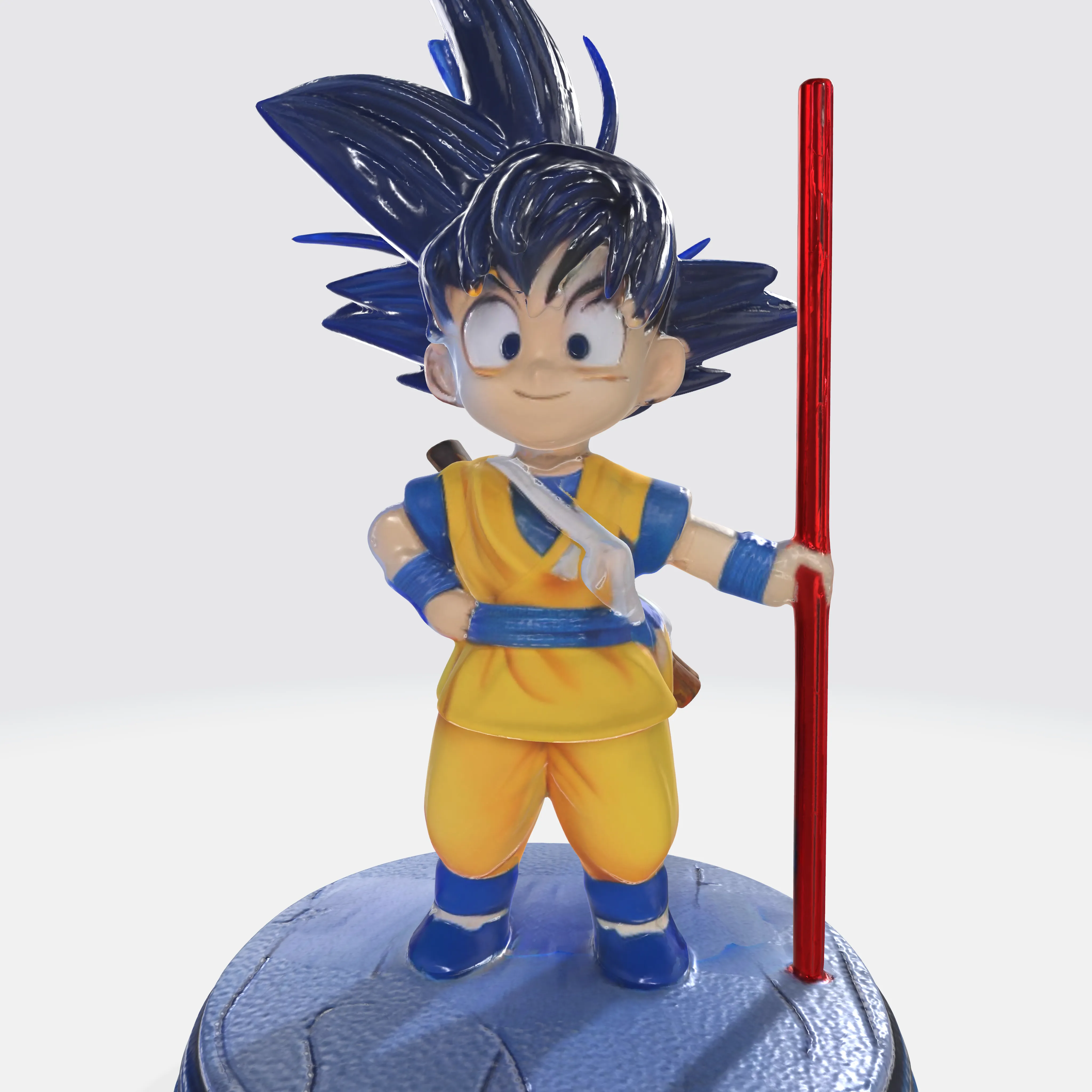 Characters & Creatures STL Download - Goku Dragon Ball Zby ShibaStudio 3D