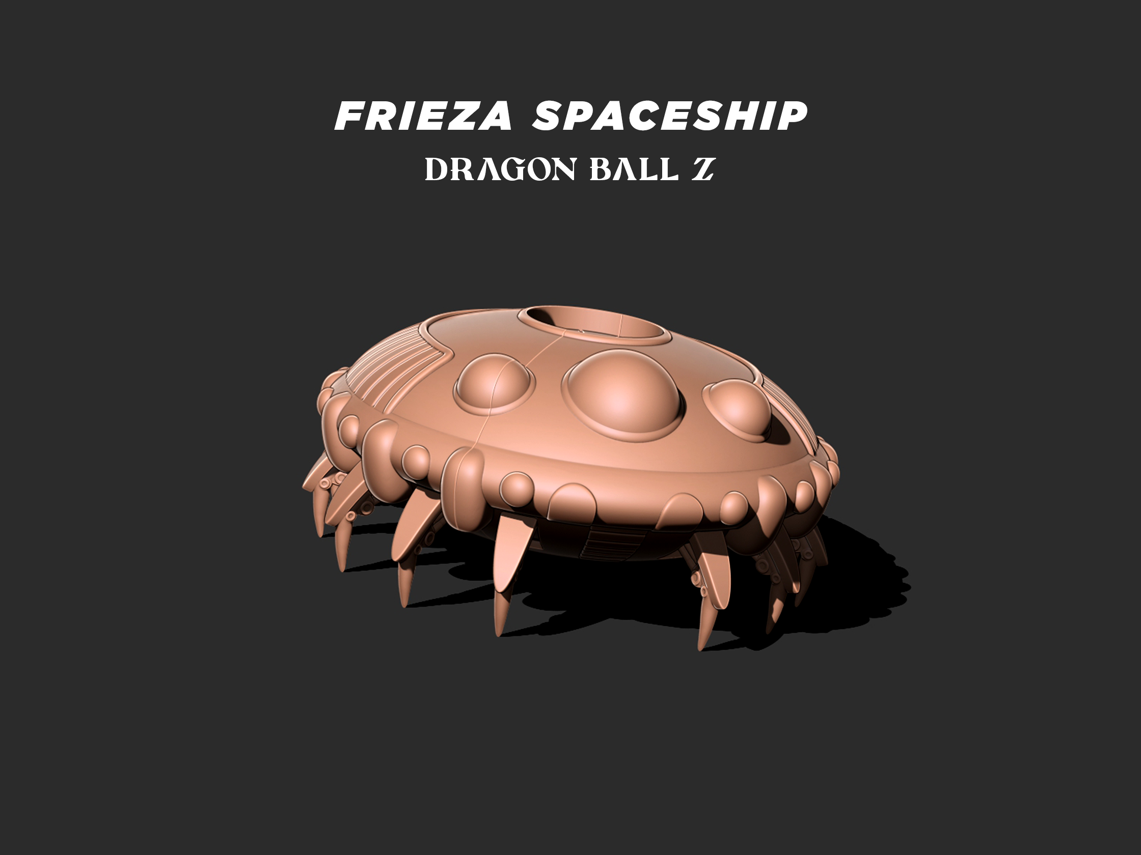 Dragon Ball Z - Frieza Spaceship | 3D models download | Creality Cloud