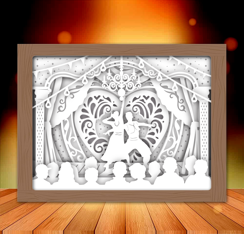 Flamenco Dancer shadow box | 3D models download | Creality Cloud