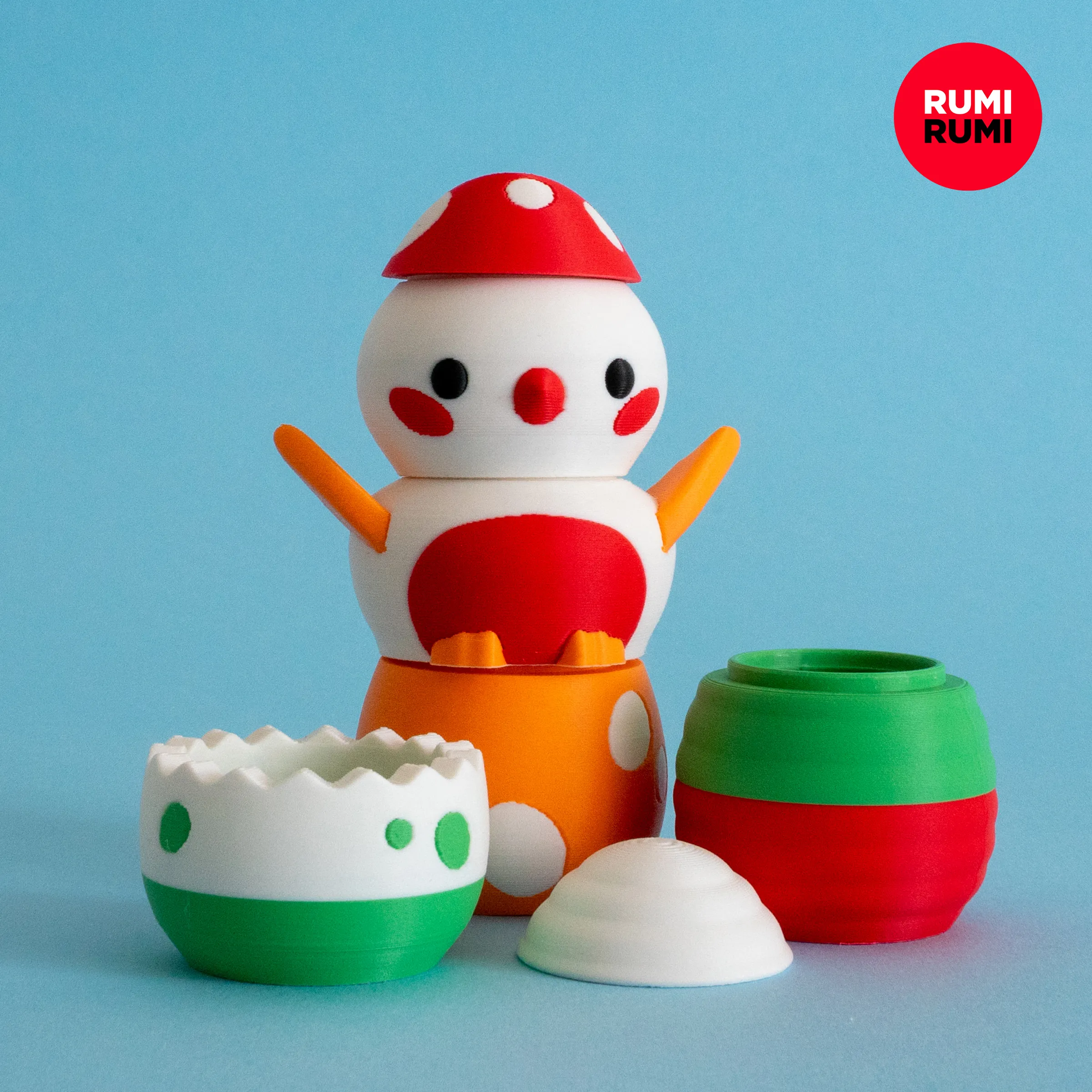 Construction Toys STL Download - Easter Stackable Rumi Blocks Toysby ...