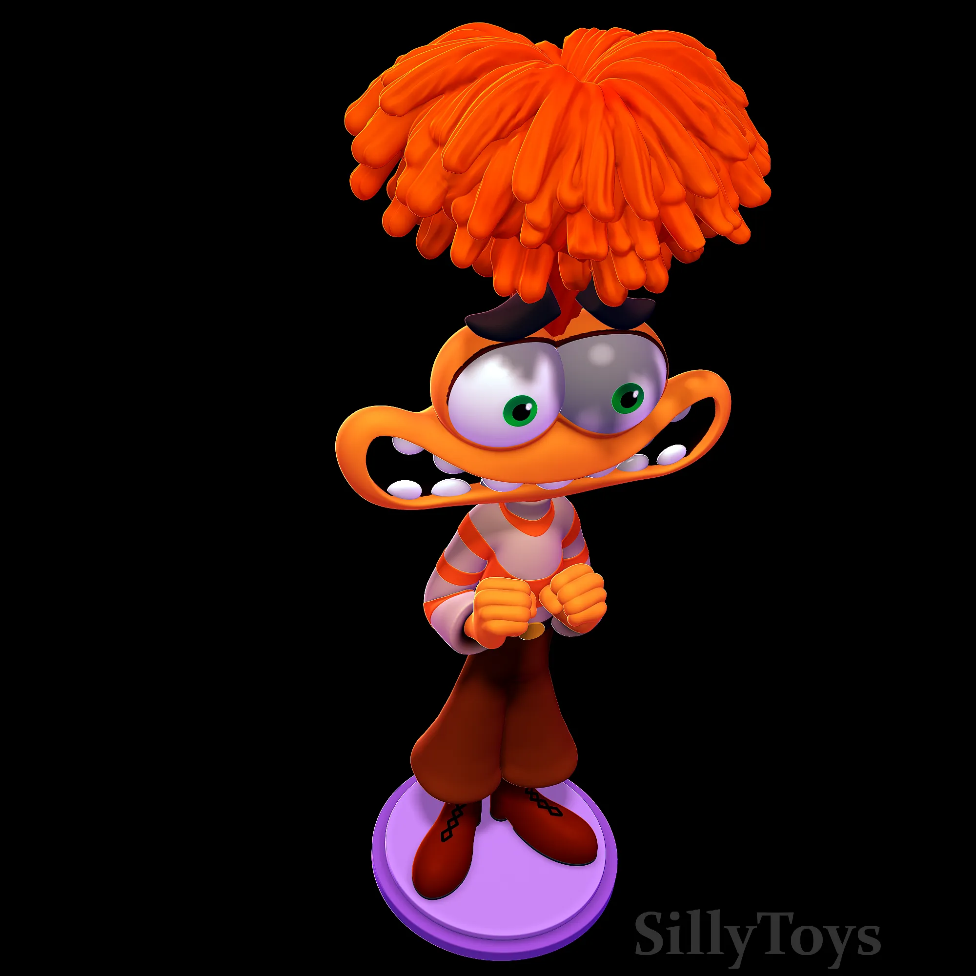 Characters & Creatures STL Download - Anxiety - Inside Out 2by SillyToys