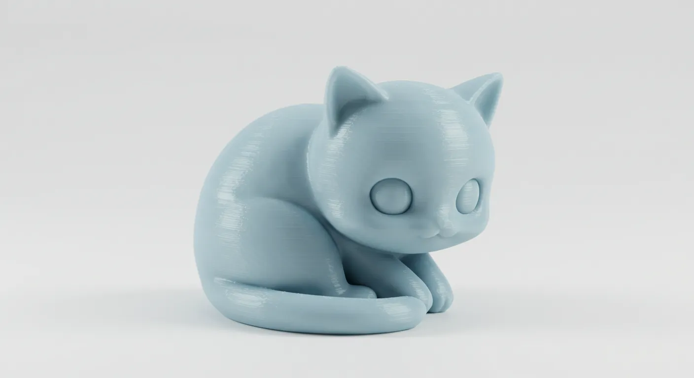 Characters & Creatures STL Download - Cute Kitten Curled Upby Dream Weaver