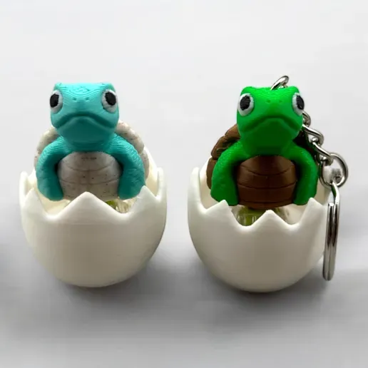 Other STL Download - Sea Turtle Hatchling Fidget Clicker Keychainby ...