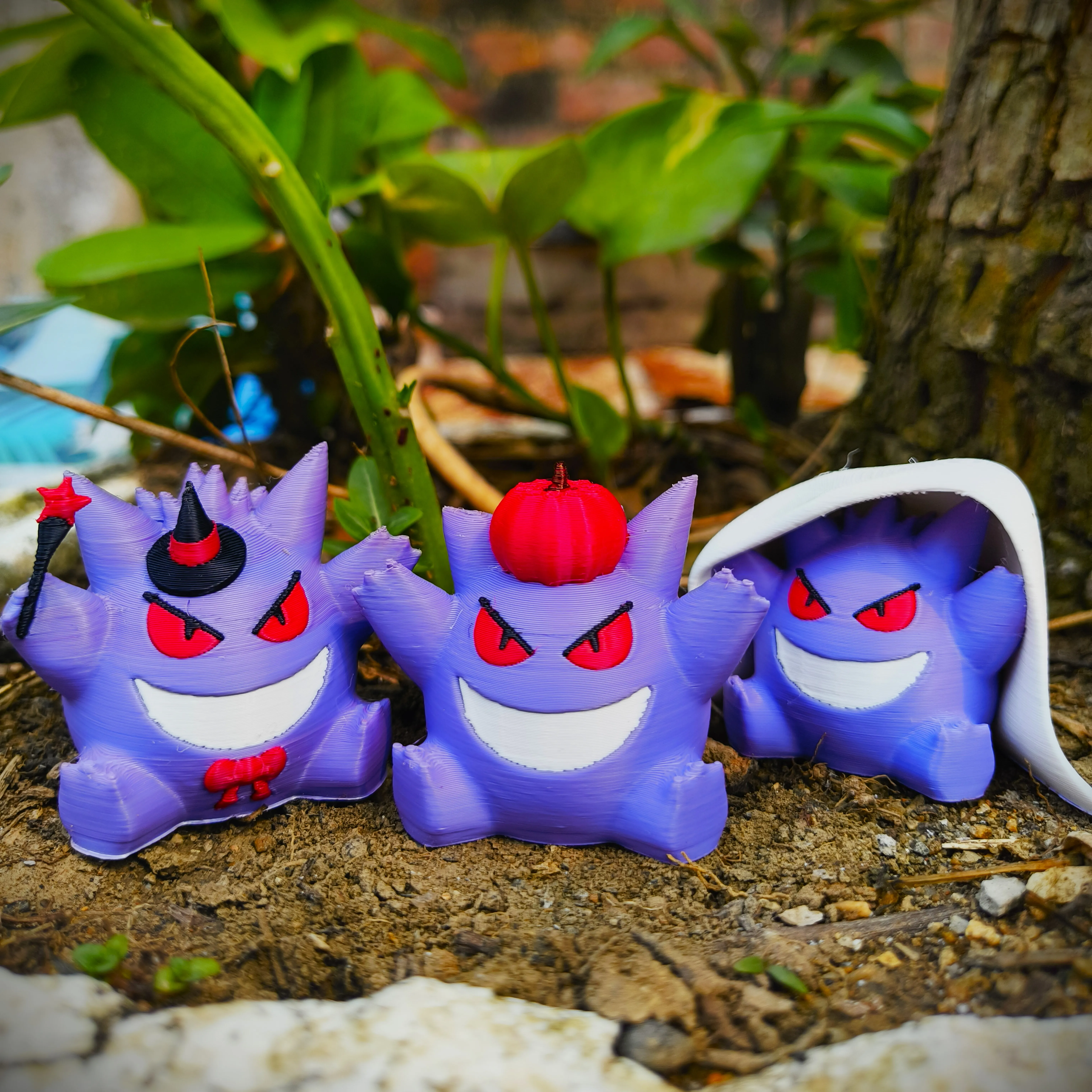 3D Printer Files | 3MF File | Halloween Special Cute Gengar Collection ...