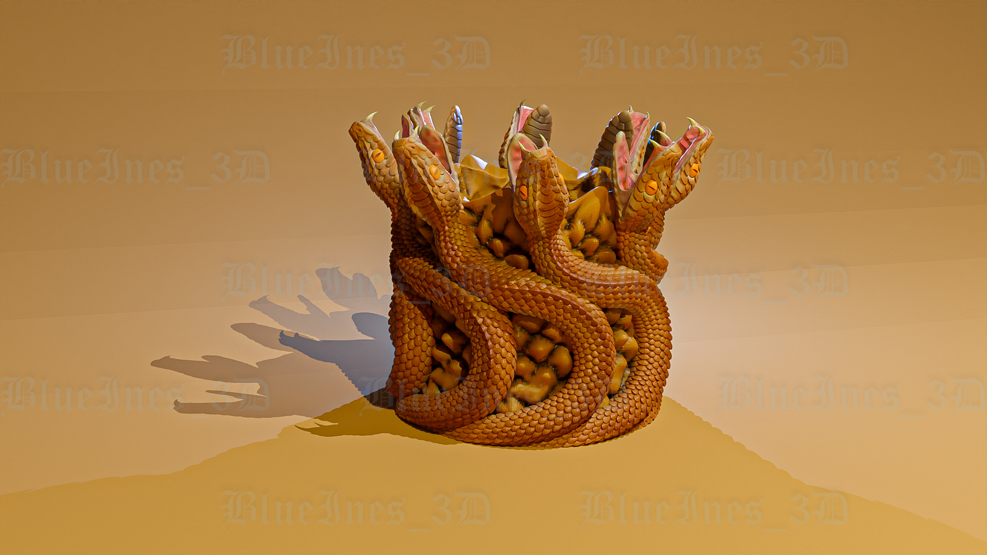 Snake Pen holder | 3D models download | Creality Cloud
